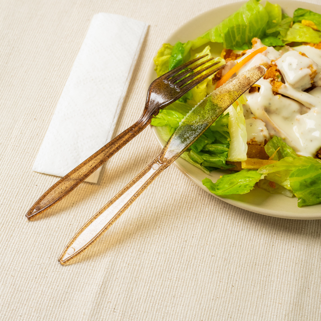 Sustainable Agave-Based Knife & Fork Kit